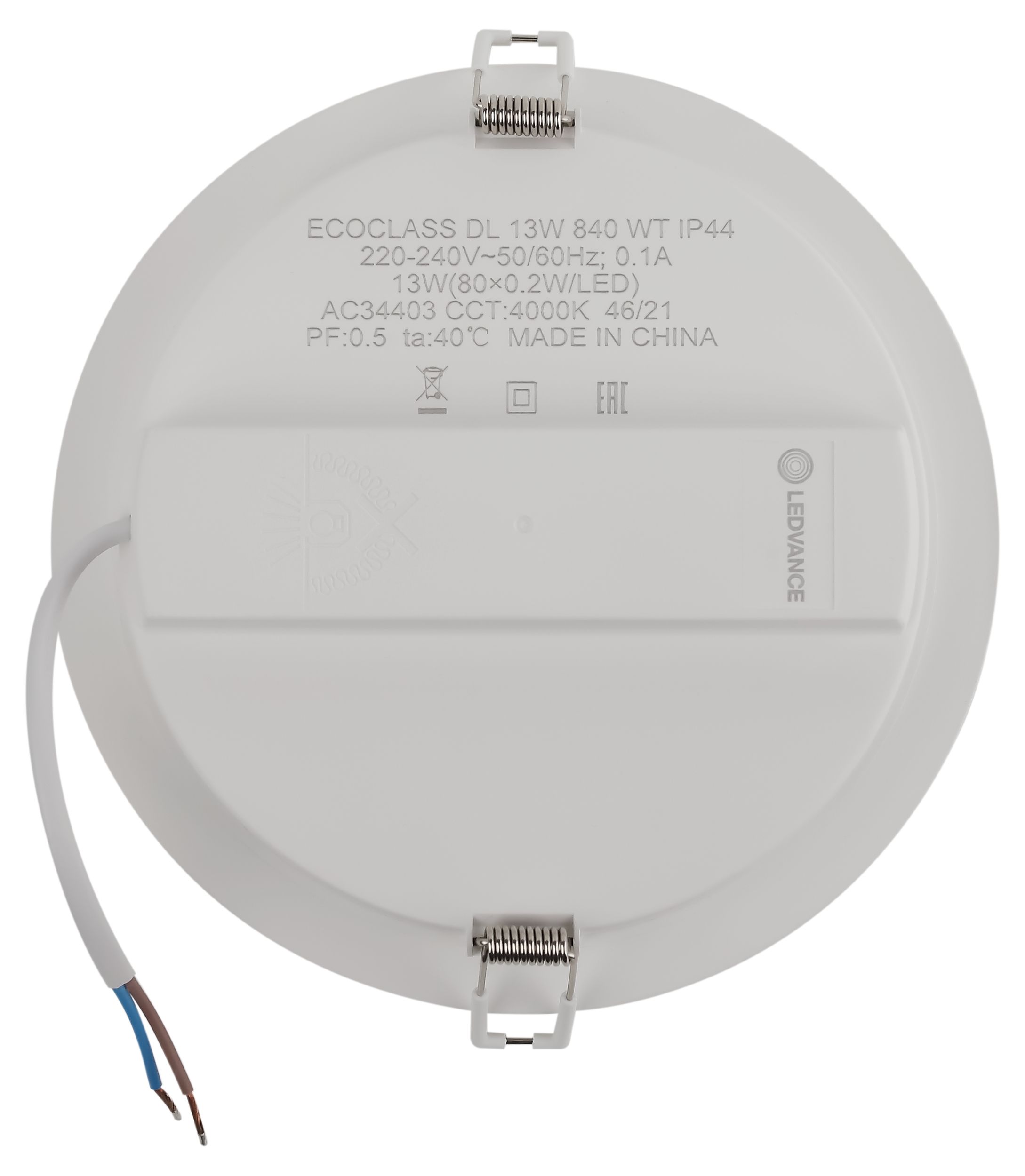 ECOCLASS DL13W 840WTIP44 RETRU LEDV | LEDVANCE Арт. 4058075656659