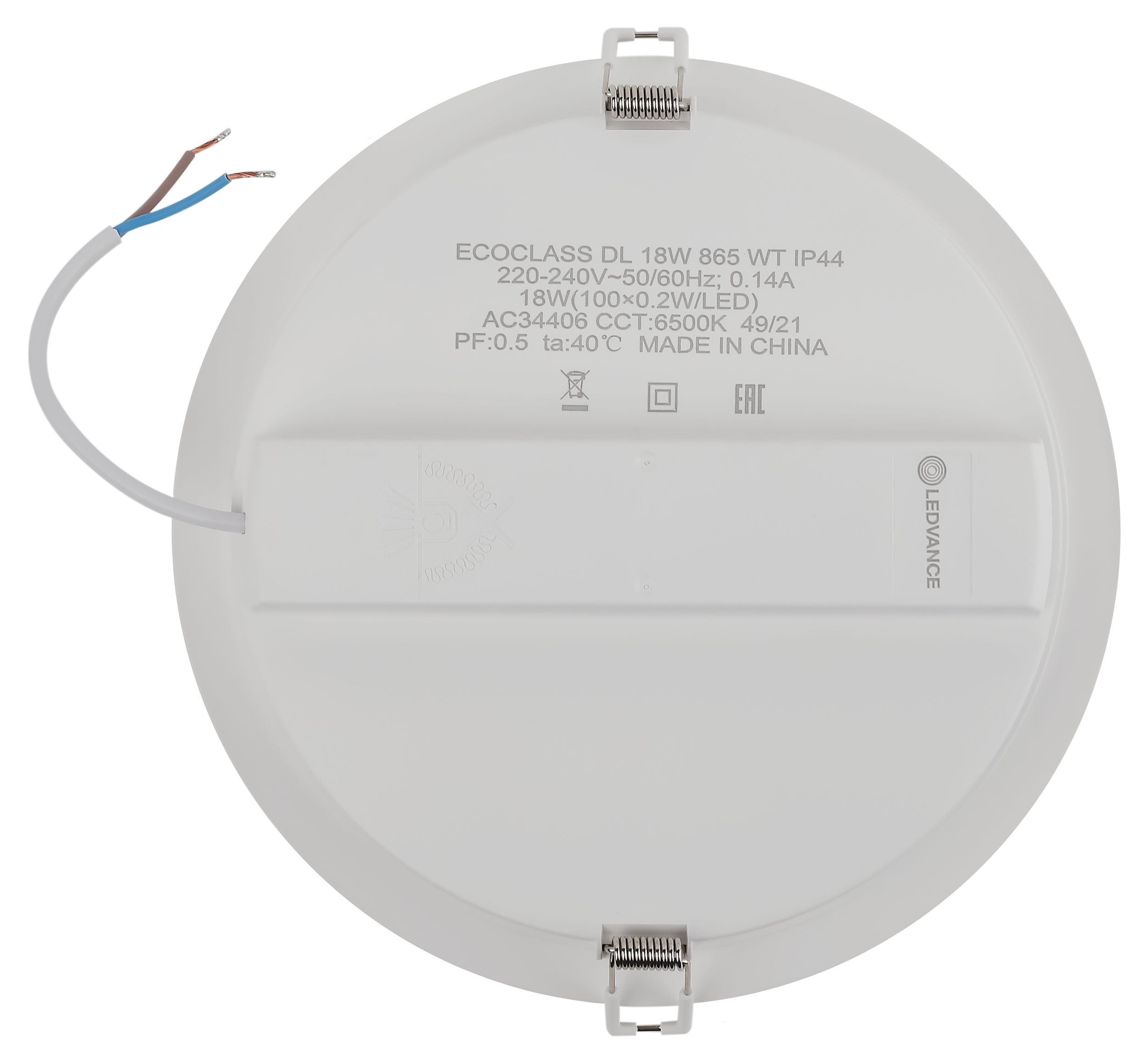ECOCLASS DL18W 865WTIP44 RETRU LEDV | LEDVANCE Арт. 4058075656710